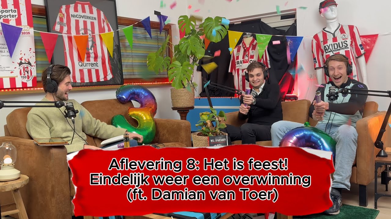 Aflevering 8: Het is feest! Eindelijk weer een overwinning (ft. Damian van Toer) - YouTube