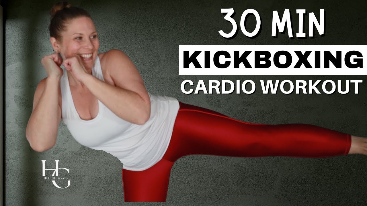 30 Min CARDIO KICKBOXING WORKOUT | Standing No Equipment HOME WORKOUT ...