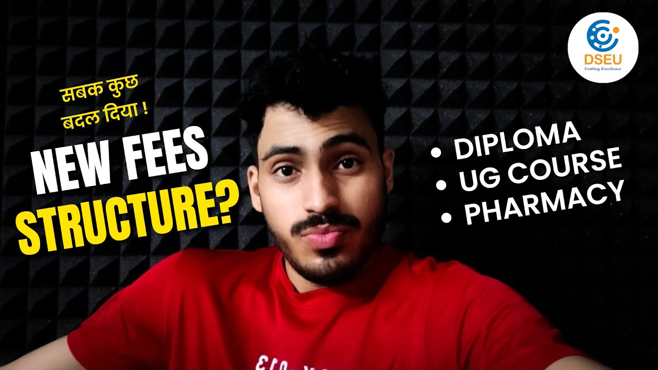 DELHI POLYTECHNIC 2024: NEW FEES STRUCTURE | DSEU UG FEES KYA HAI | SAB ...