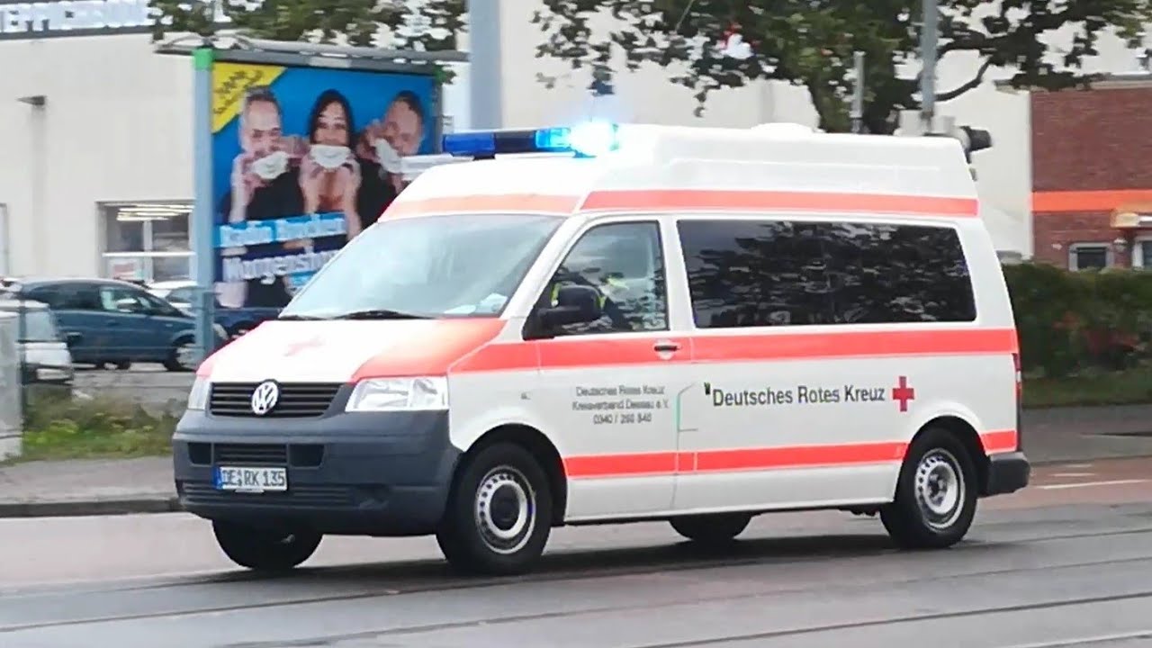 [Selten / KTW Typ B] DRK Dessau - YouTube