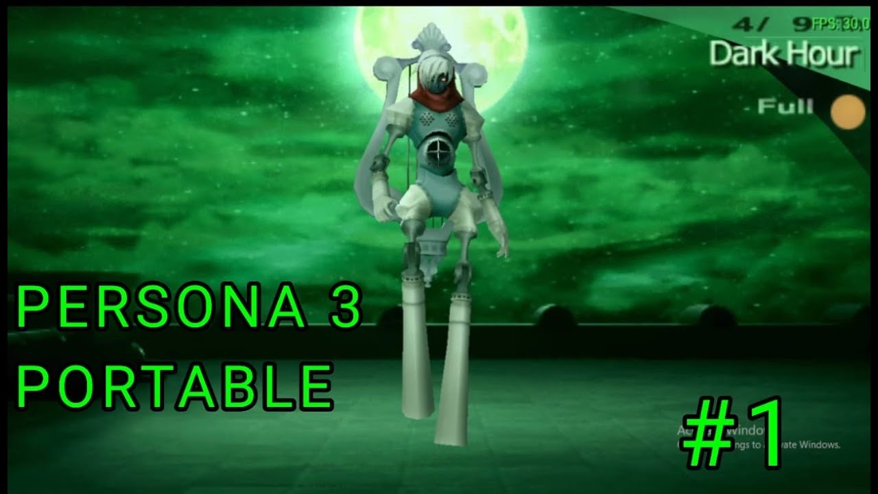 #1 DARK HOUR DIMULAI !! - PERSONA 3 PORTABLE INDONESIA - YouTube