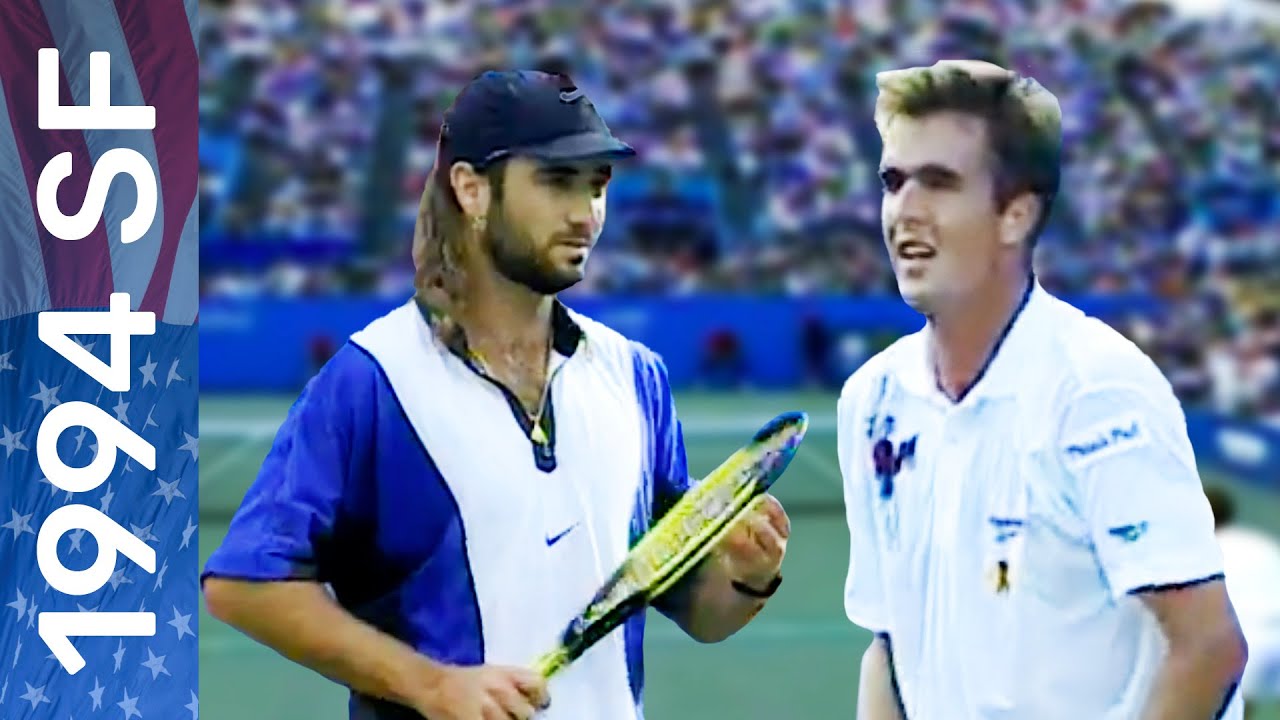 Andre Agassi vs Todd Martin Extended Highlights | US Open 1994 ...