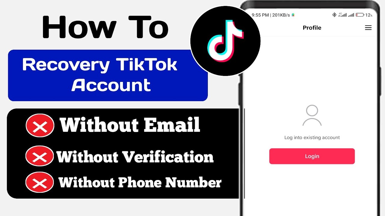 How To Recovery Your Tiktok Account without Phone Number or Email ...