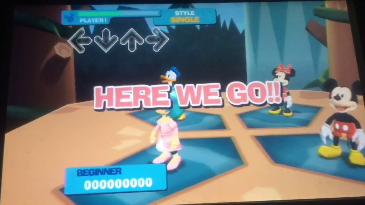 Dance Dance Revolution: Disney Grooves Gameplay - YouTube