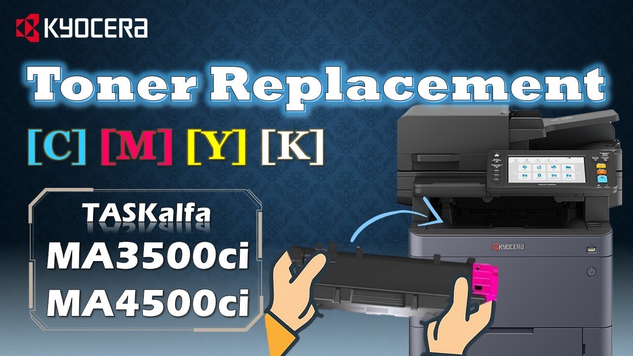 KYOCERA｜Toner Replacement｜Easy｜Change｜更換碳粉不求人｜English Sub｜TASKafla ...