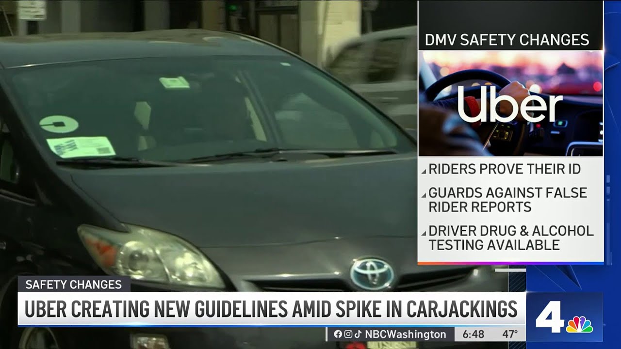 Uber makes safety changes amid spike in DC-area carjackings | NBC4 ...