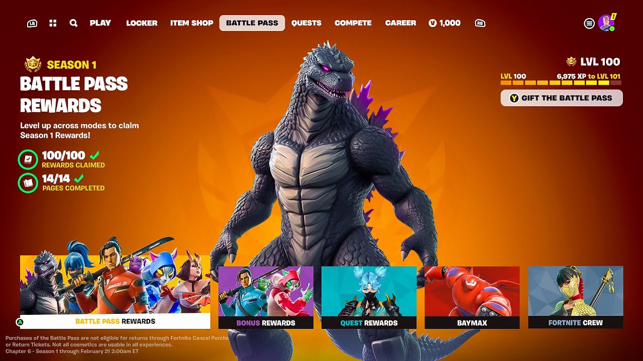 Fortnite Chapter 6 Battle Pass! (FULL SHOWCASE) - YouTube