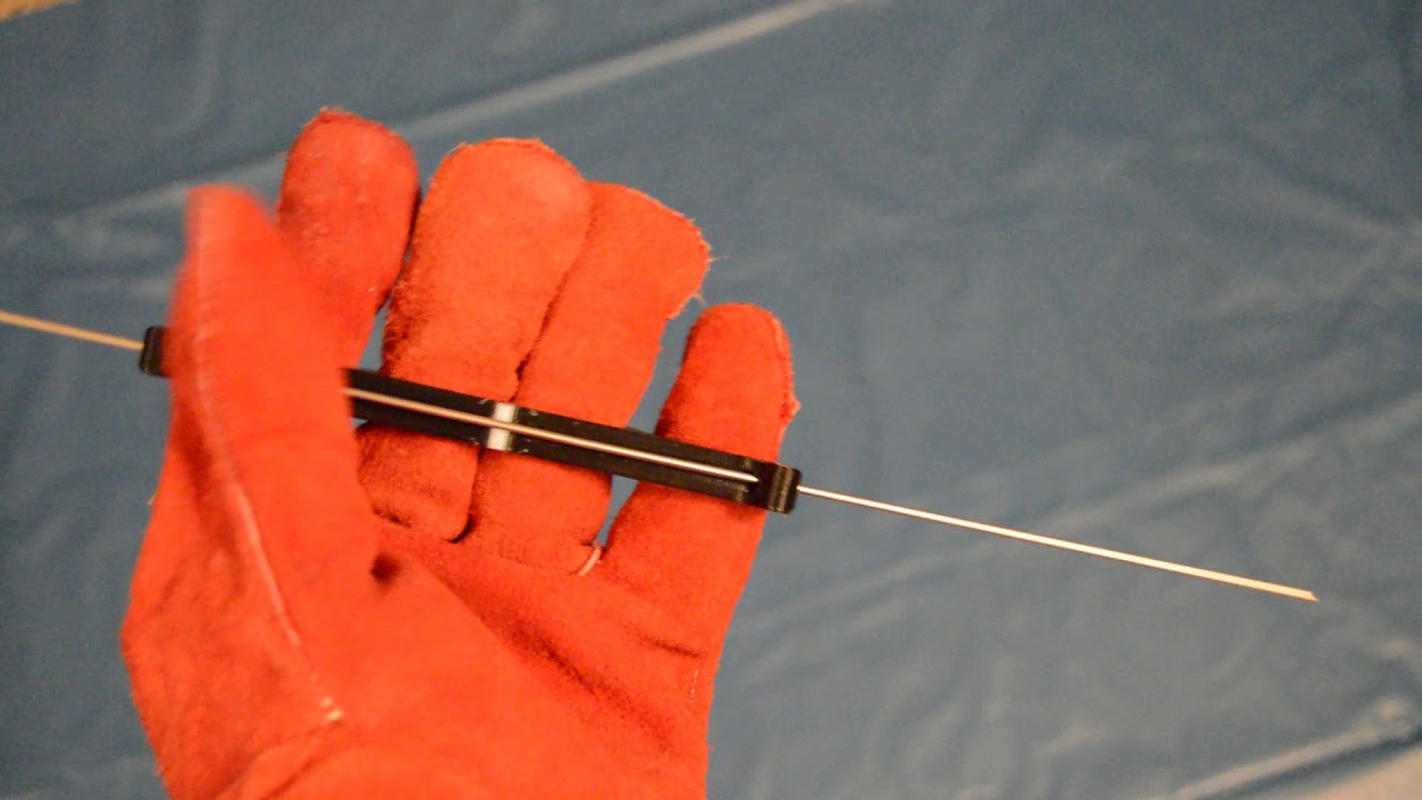 TIG rod holder/pen - YouTube