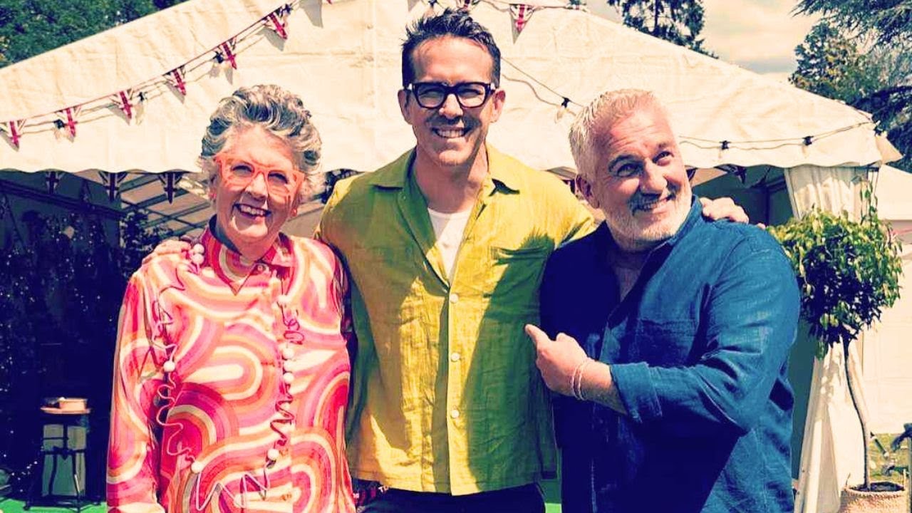 Blake Lively & Ryan Reynolds Surprise Visit with 'Great British Bake ...