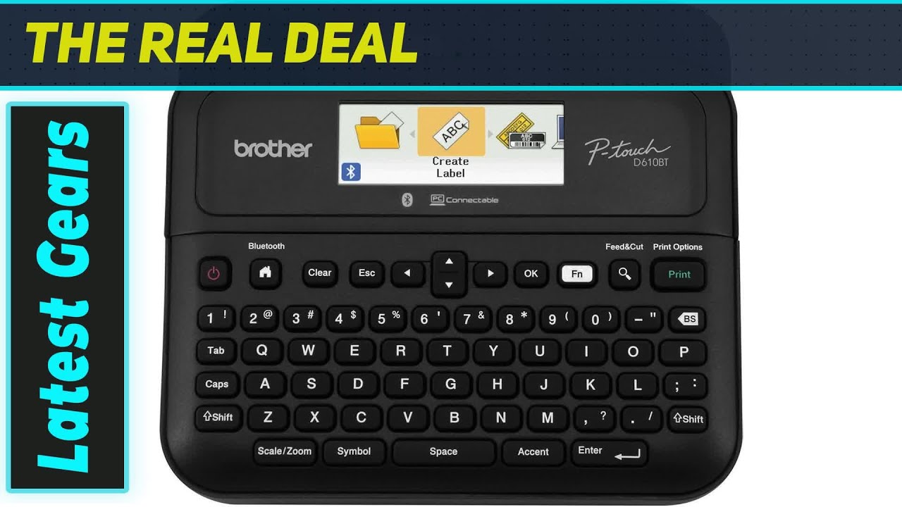 `Brother P-touch PT- D610BT: The Ultimate Professional Label Maker ...