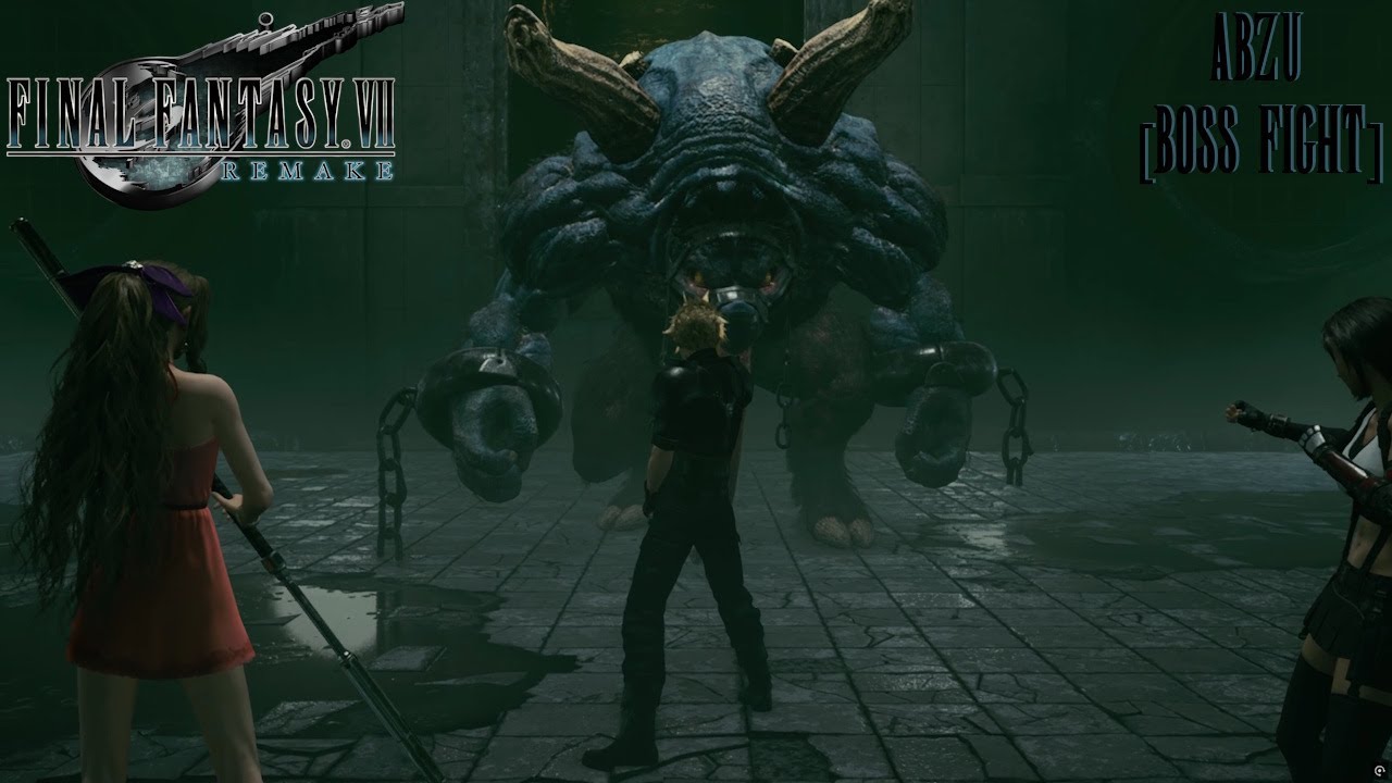 Final Fantasy VII REMAKE - Abzu [Boss Fight] PC - YouTube