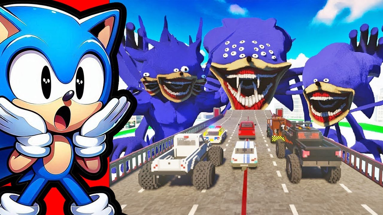 Reaccionando a CARS vs. SHIN SONIC en el PUENTE - YouTube