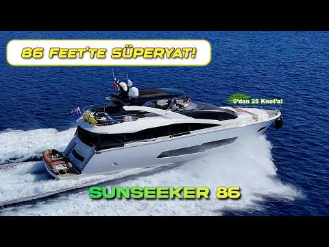 Sunseeker 86 – 4 Kabin, Dev Flybridge, Ultra Lüks Bir Ev Gibi! | MYTY 12.BÖLÜM
