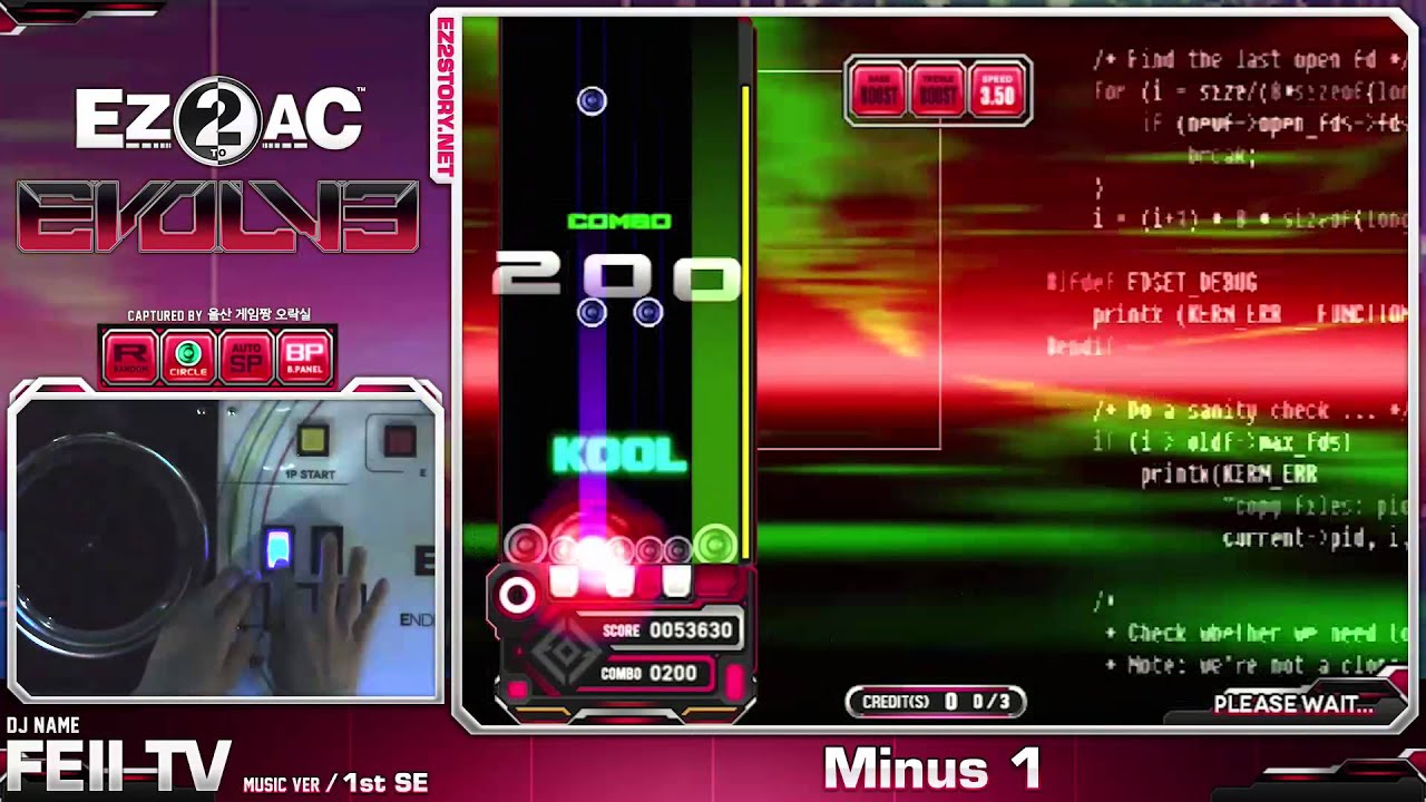 [EZ2AC : EV] 5K - (9) Minus 1 [SHD] (ver 1.53) - YouTube