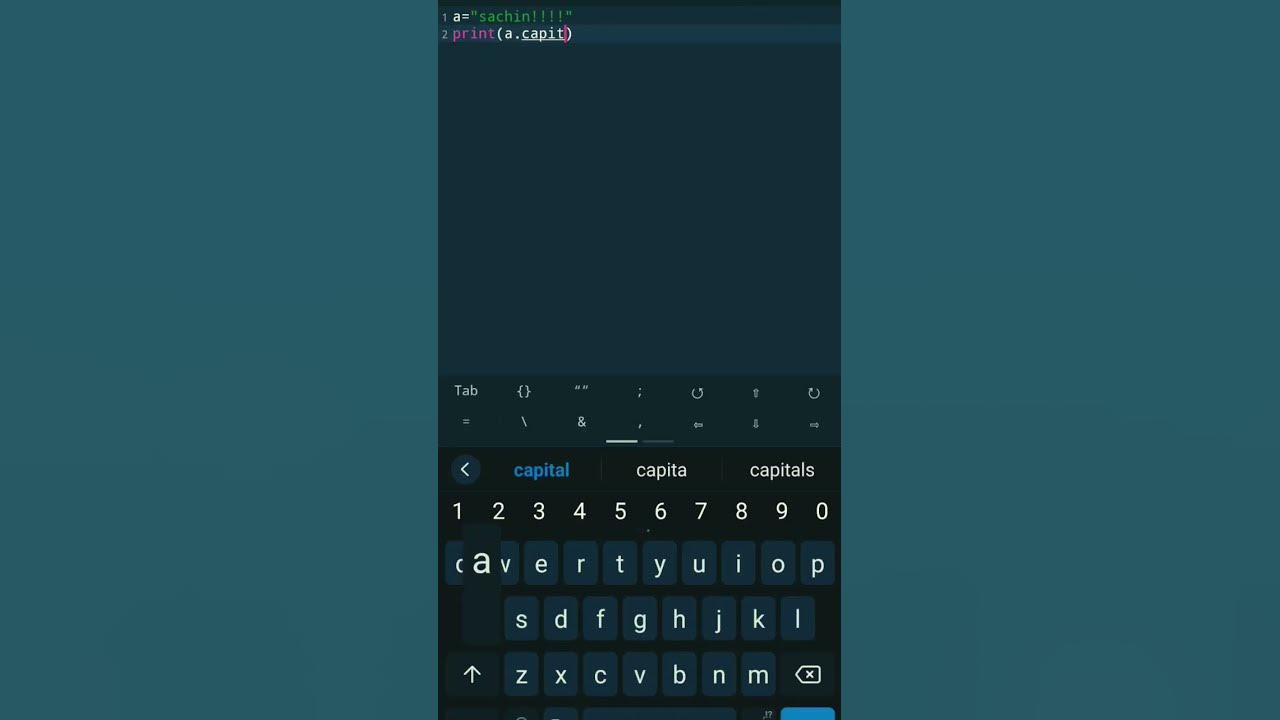 Capitalizing In Python Viral Coding Pythontricks Code Trending Youtube