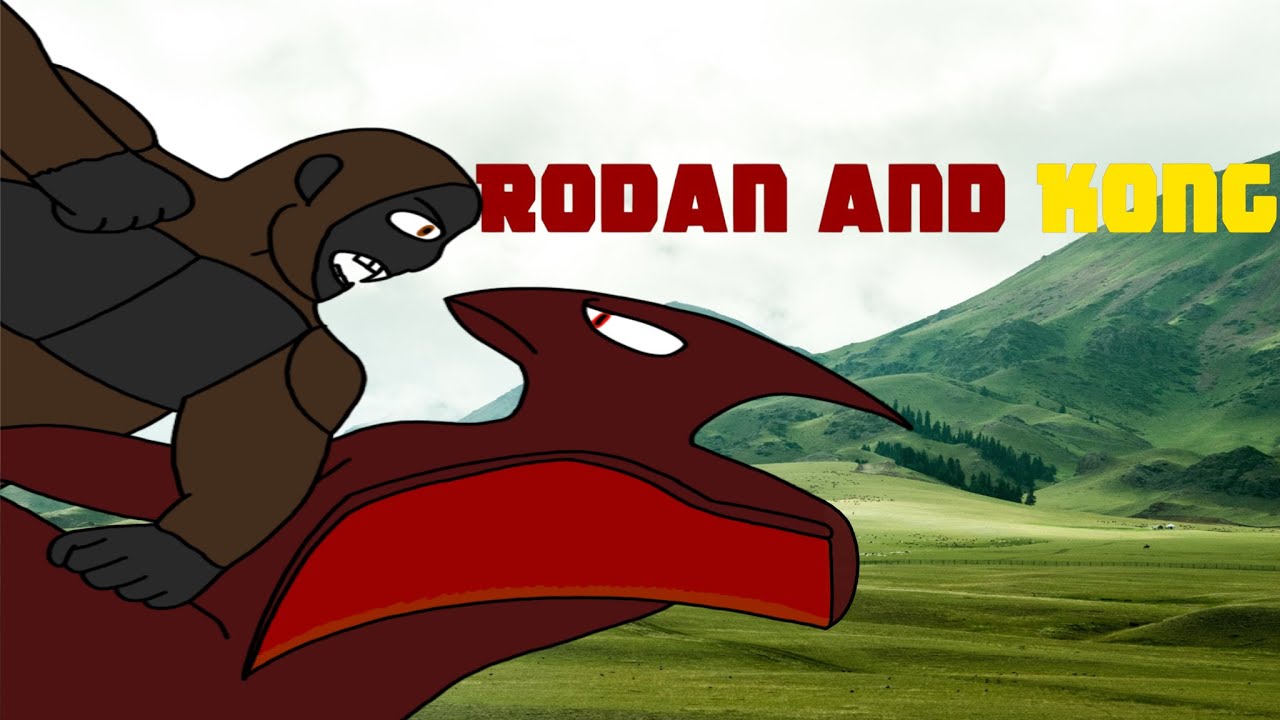 Rodan and Kong meets for the first time - Short Animation - YouTube