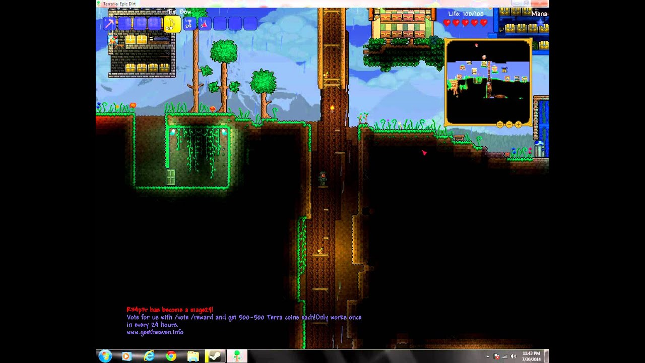 terraria server geek heaven - YouTube