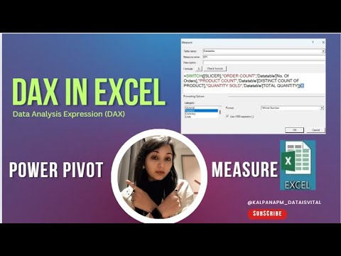 DAX in Excel (Power Pivot & Measures) ll Set up a Data Model in Excel ll Set KPIs as Slicers ...