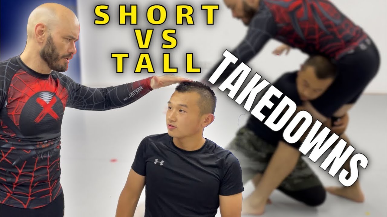 Short MMA Fighter’s advantage for setting up double leg takedowns - YouTube
