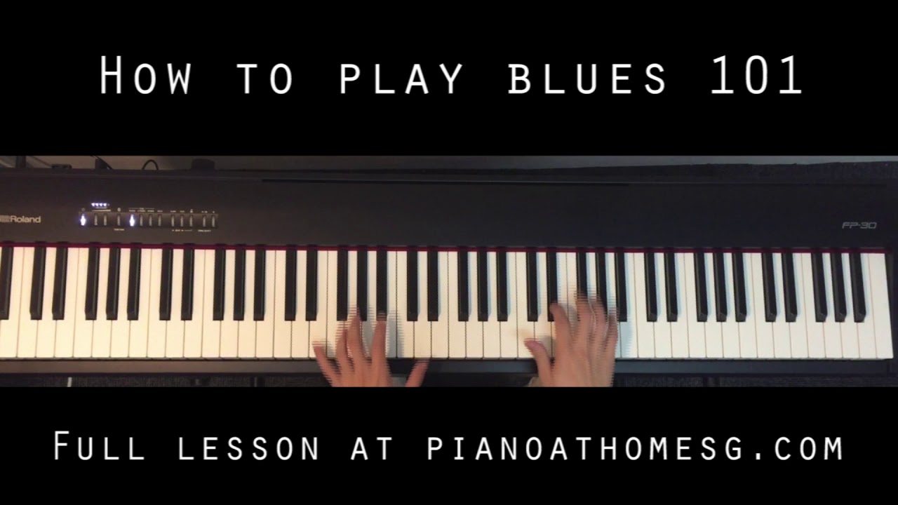 How To Play Blues Piano Beginners - YouTube