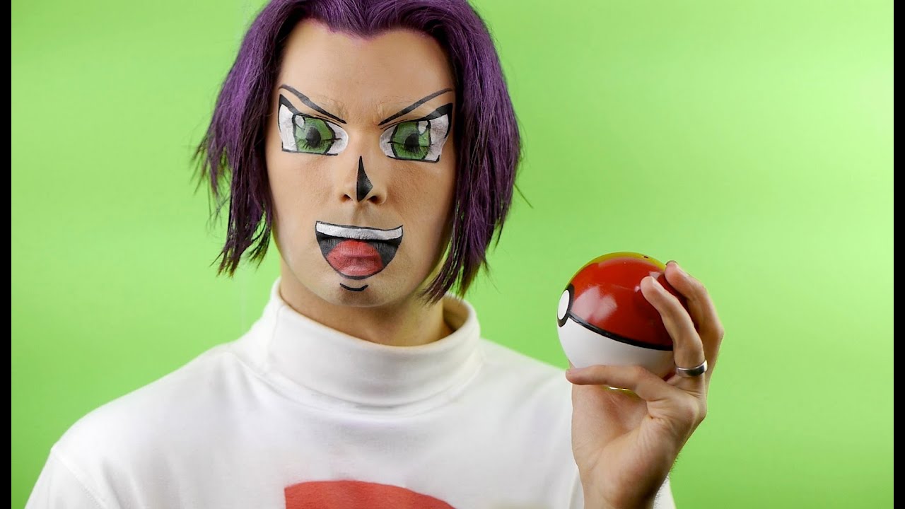 Pokémon - Team Rocket makeup tutorial - YouTube