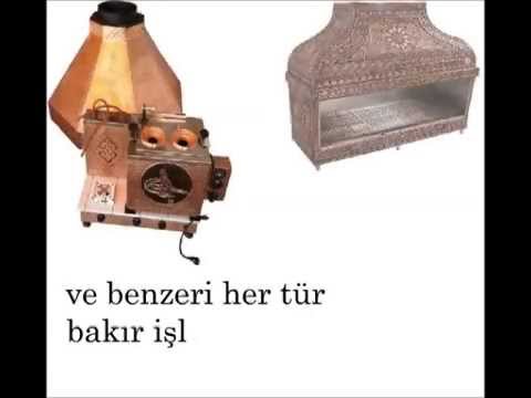 Bakır Ürünler: Bakır Ocakbaşı, Kahveci Güzeli, Bakır Barbekü, Bakır Mangal