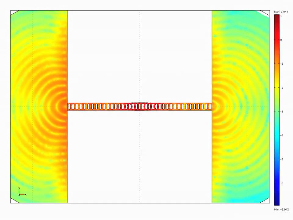 Optomechanical Crystal Mechanically Radiating into the Surface of a ...
