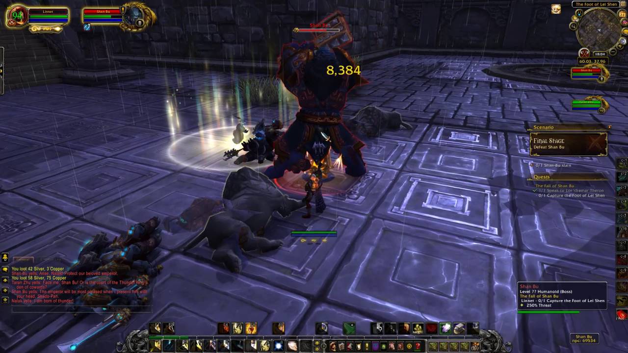 The Fall Of Shan Bu Quest ID 32279 Playthrough Isle of Thunder - YouTube