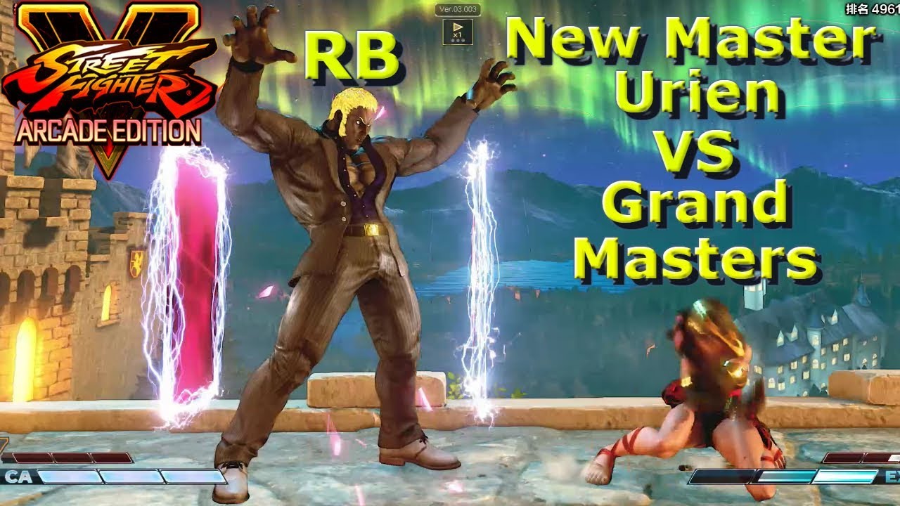 SFV AE - RB Urien The New Master Ranked Urien VS Grand Master & Masters ...