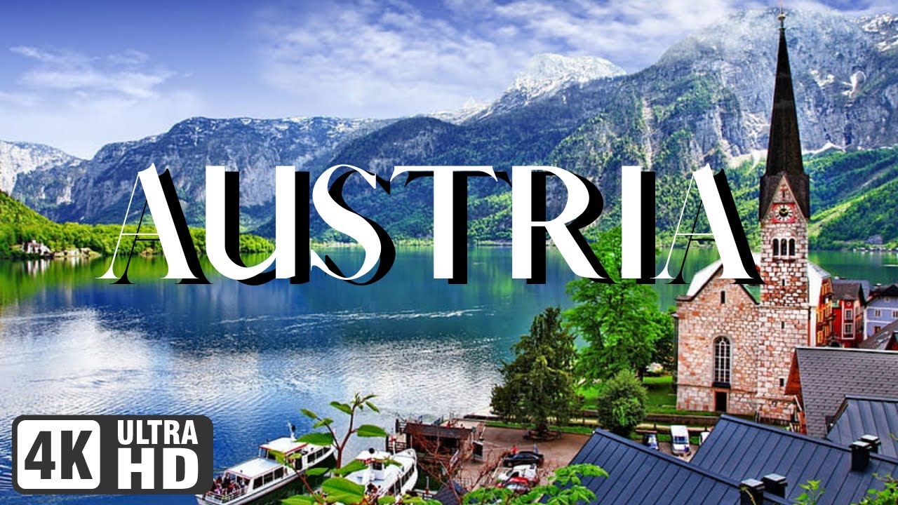 FLYING OVER AUSTRIA (4K UHD) - Relaxing Music Along With Beautiful ...