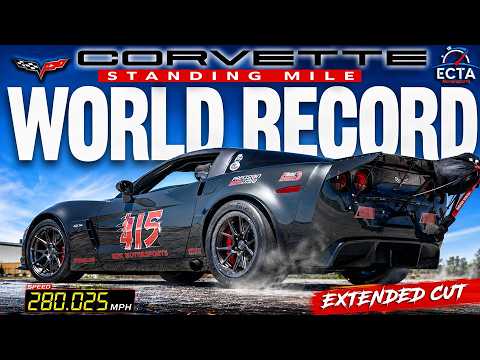 3000 HP Corvette Hits 280 MPH — New World Record!  - Kelly Bise Racing