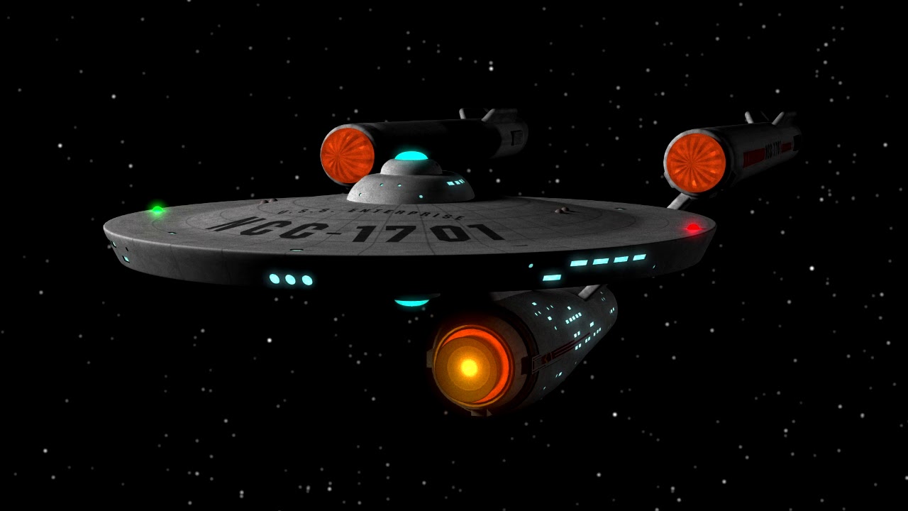 Star Trek Enterprise Animation test Lightwave 2019 - YouTube
