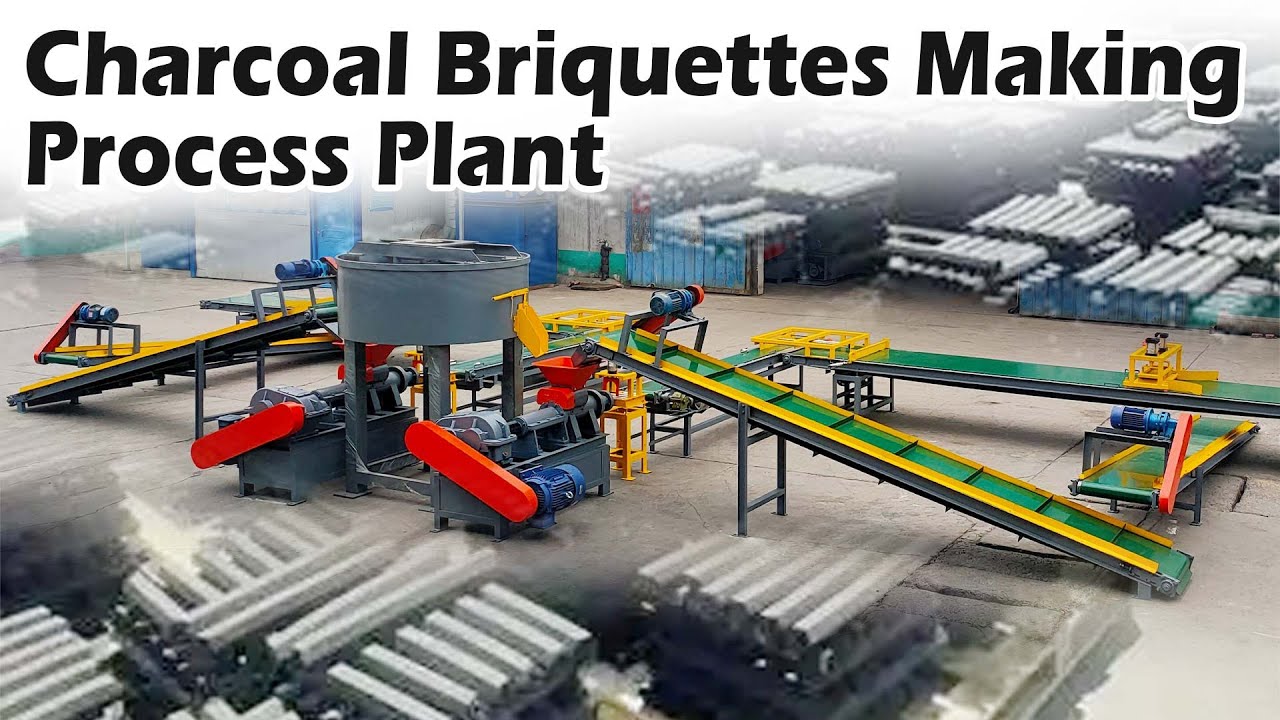 Charcoal Briquettes Making Process Plant - Sustainable and Efficient ...