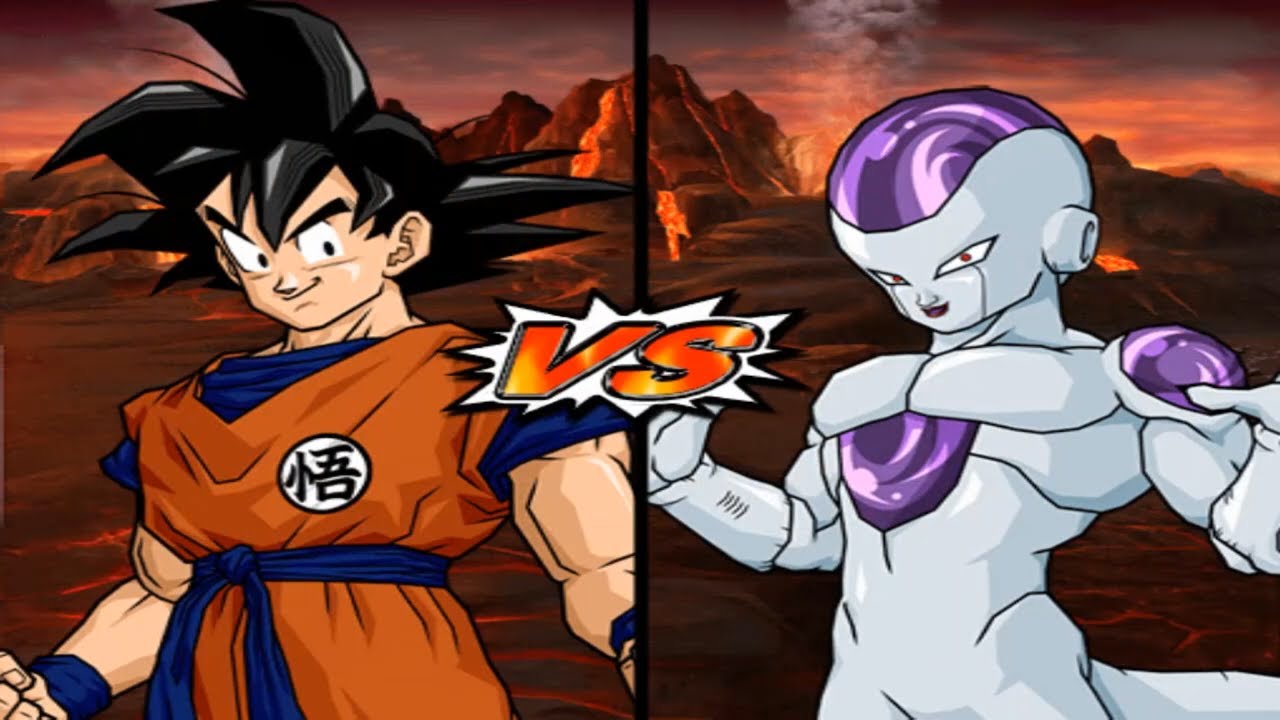 DBZ Budokai Tenkaichi 3 - Goku (Mid) VS Frieza Final Form - YouTube
