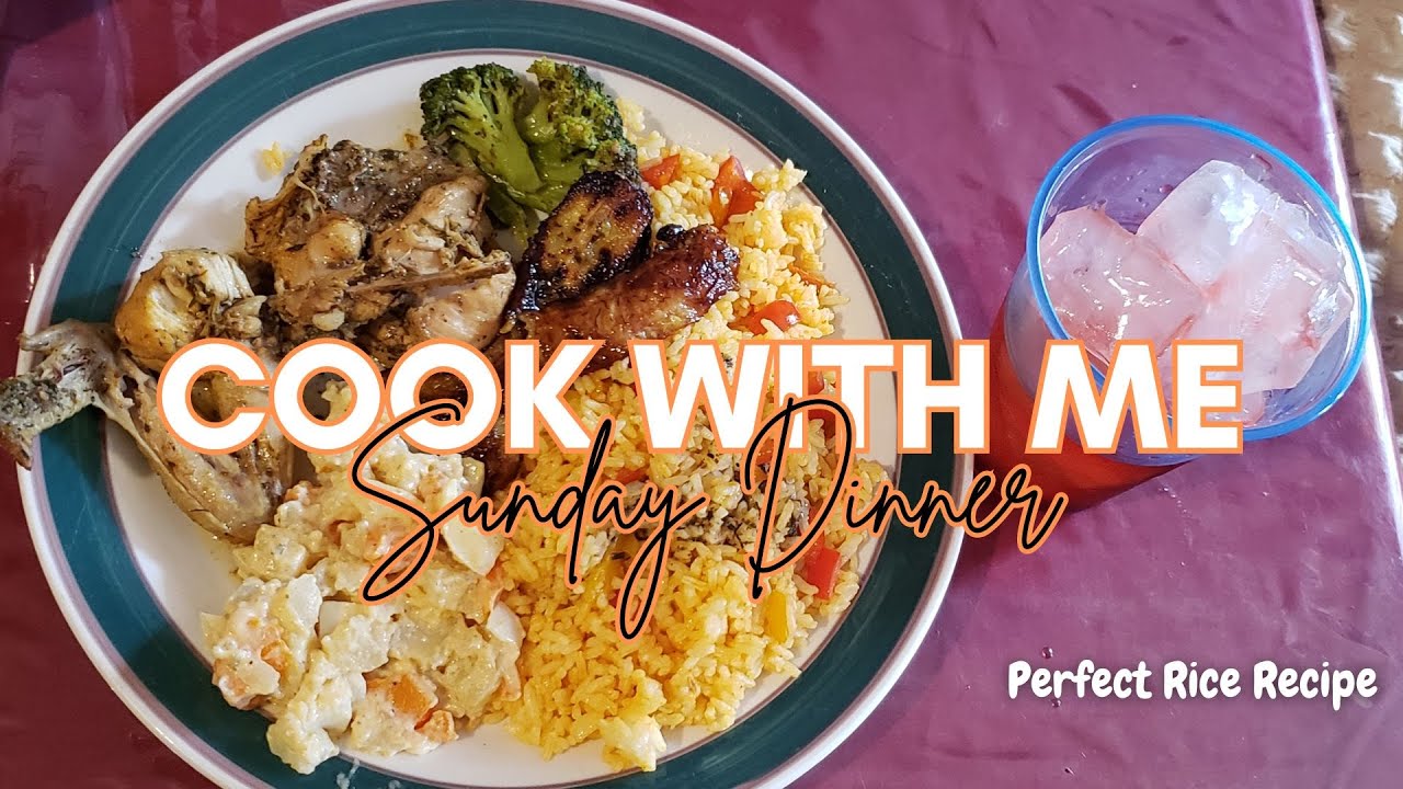 COOK WITH ME| Sunday Dinner| Perfect Rice Recipe - YouTube