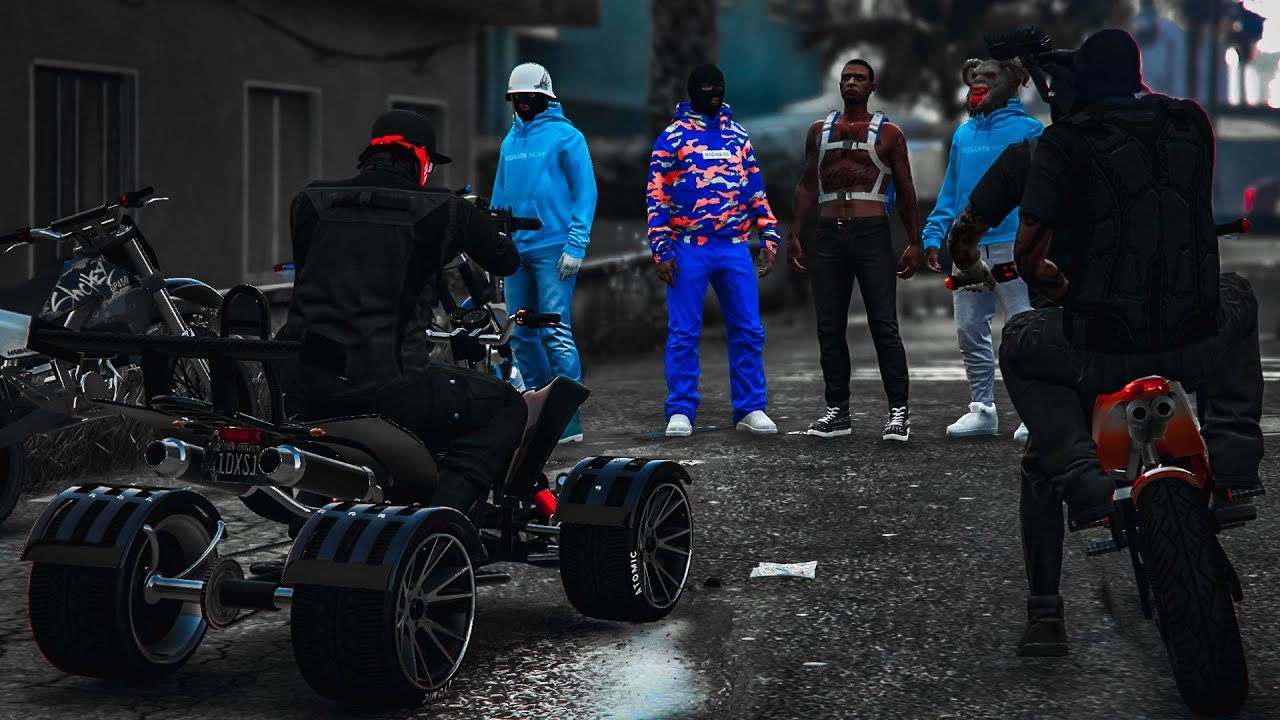 GTA 5 BLOODS VS CRIPS Ep.52 - BIKE LIFE 8 - YouTube