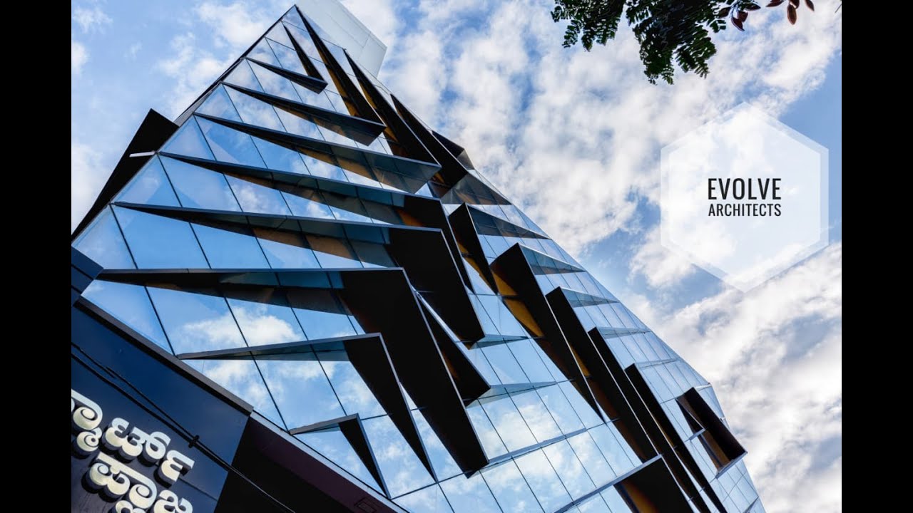 Smart plaza - Dynamic Parametric facade By Evolve Architects - YouTube