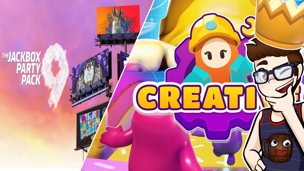 FALL GUYS CREATIVE MODE STREAM | The Jackbox Party Pack 9 - YouTube