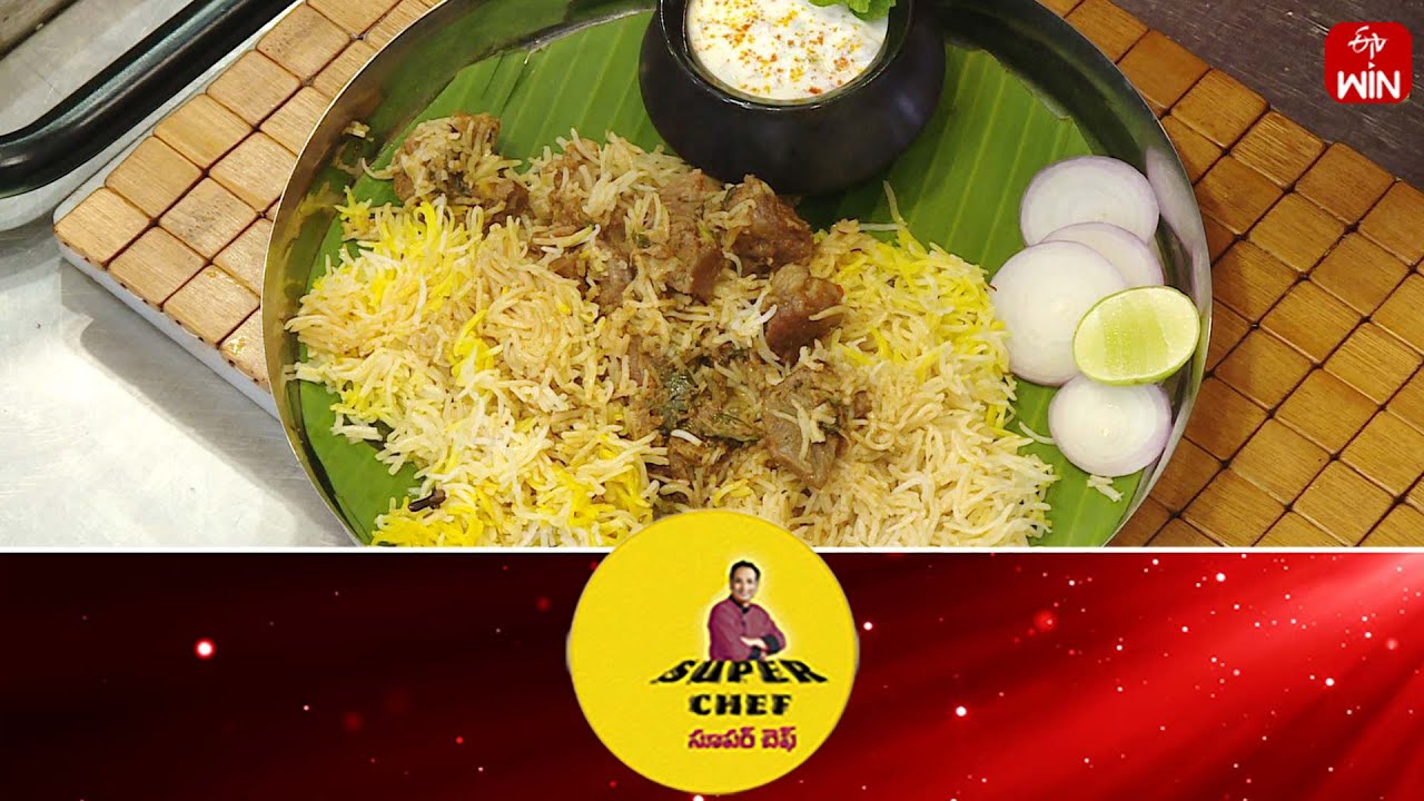 Dasara Special Mutton Biriyani | Super Chef (Sunitha manohar - Cinema ...