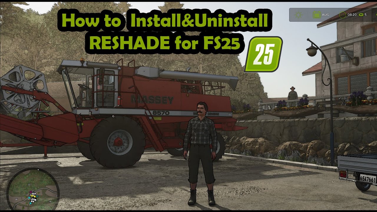 How To Install Reshade for Farming Simulator 25 (FS25) 🧑‍🌾 - YouTube