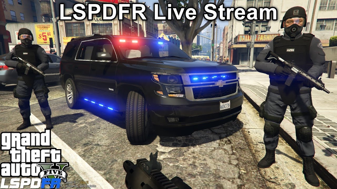 GTA 5 LSPDFR Police Mod 146 | Live Stream | Swat Team Patrol | Unmarked ...