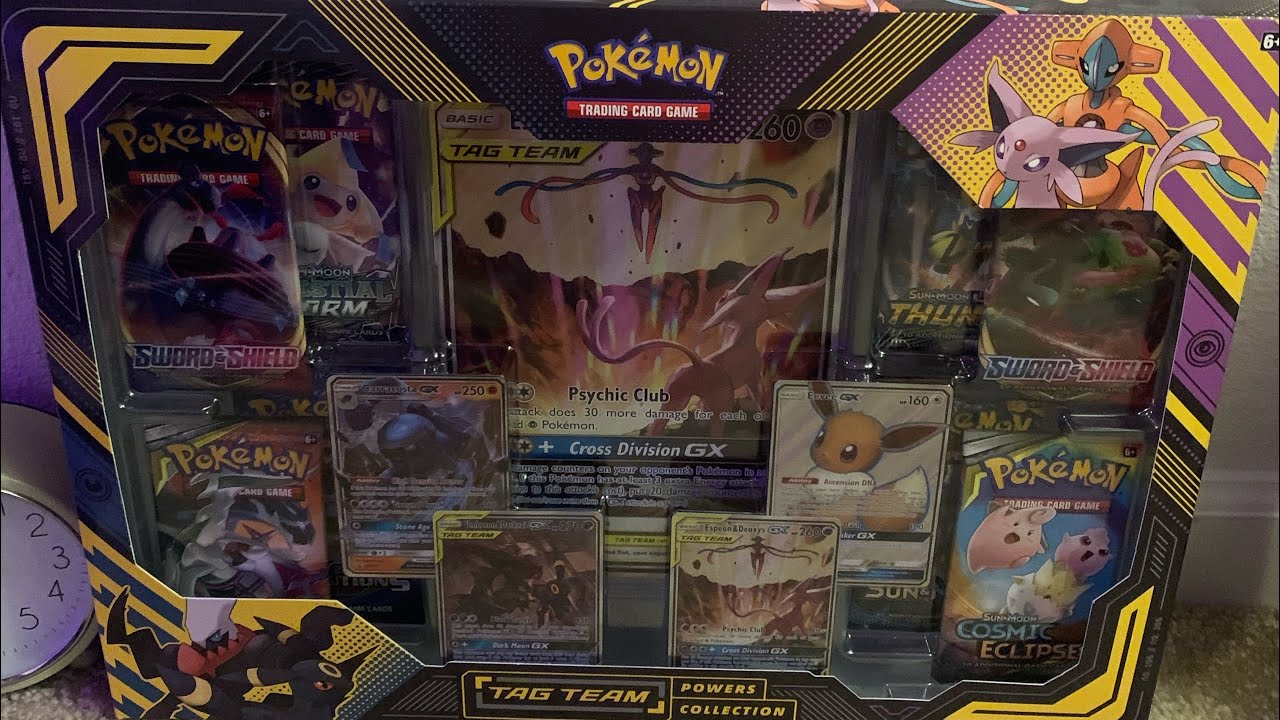 Tag Team Powers Collection Box Opening (Espeon and Deoxys). - YouTube