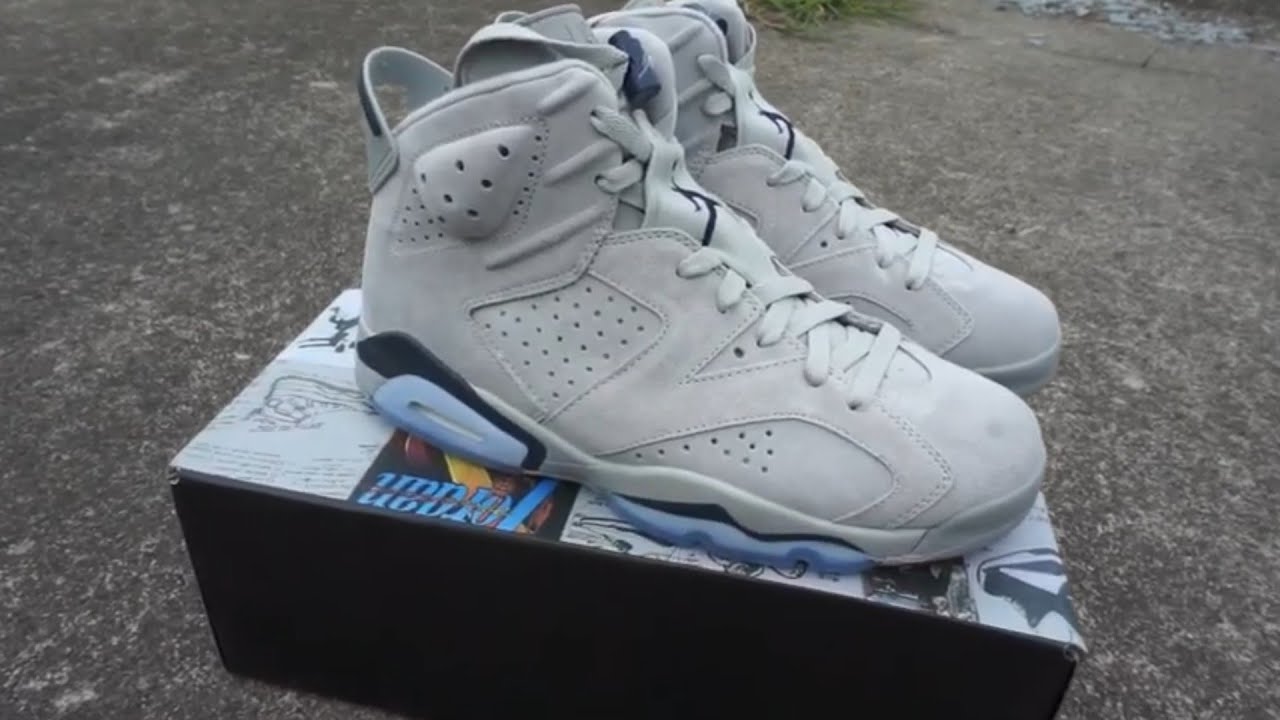 Air Jordan 6 "GEORGETOWN" 2022 EARLY REVIEW & on foot - YouTube