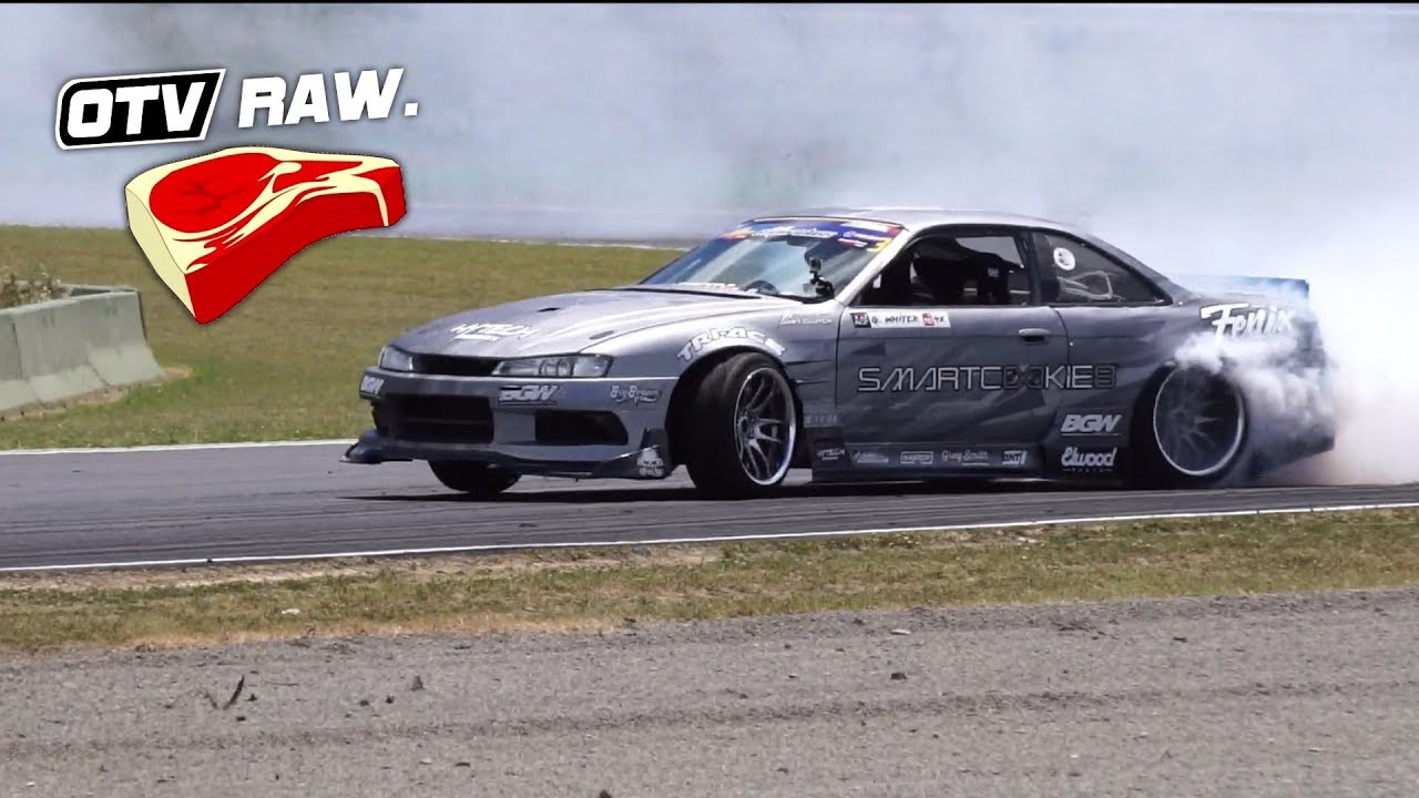 Gaz Whiter Drift LS3 Supercharged V8 Nissan S14 - Mad Mike Summer Bash ...