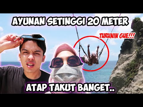 LIBURAN DI BALI SAMA ATAP VIRAL KOPI DANGDUT! Paksa Dia Naik Ayunan 20 Meter!! wkwk