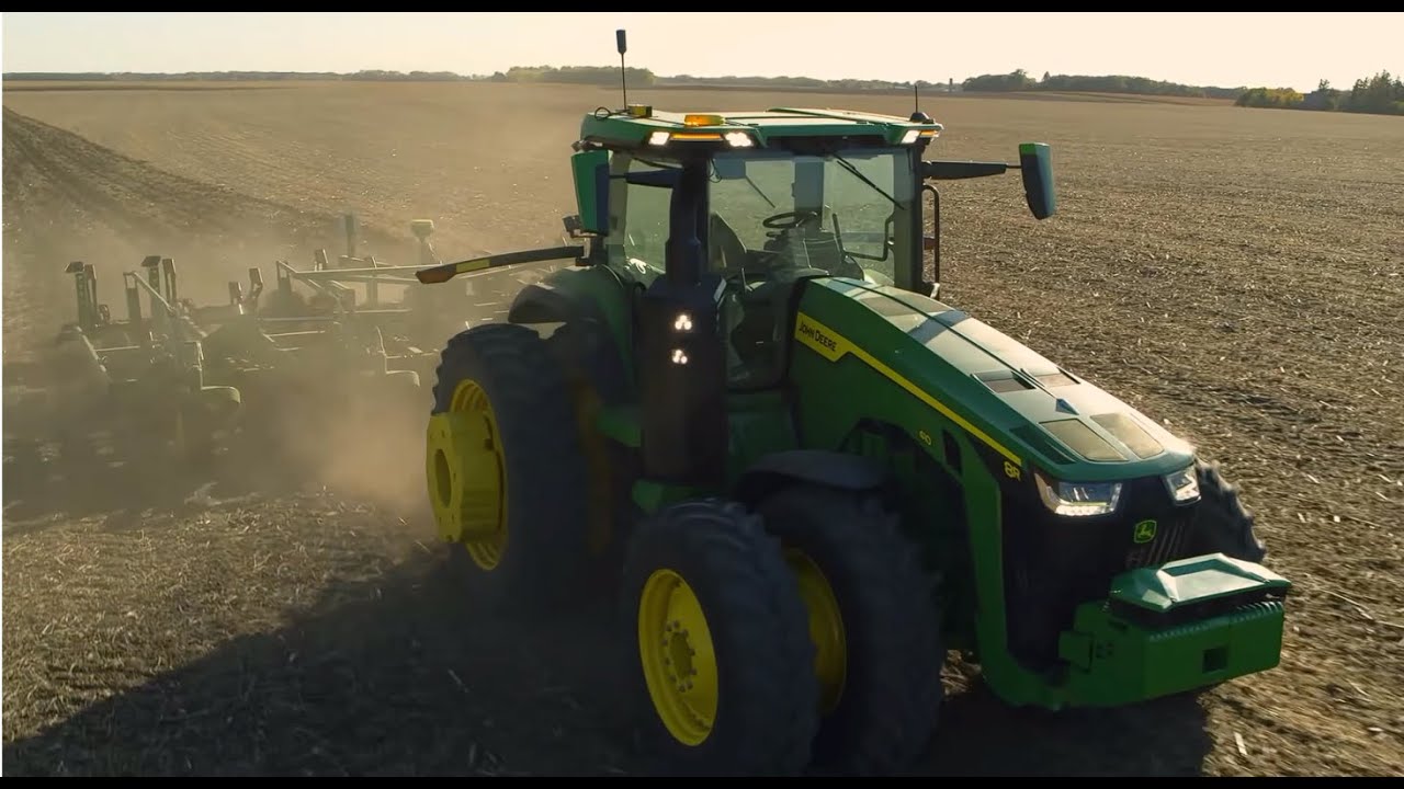 CES Announcement - John Deere True Autonomous Tractor - 8R - YouTube