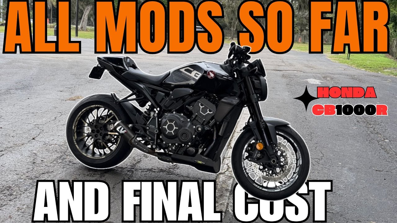 EVERY MOD on my HONDA CB1000R (Complete Build History & Full Costs ...