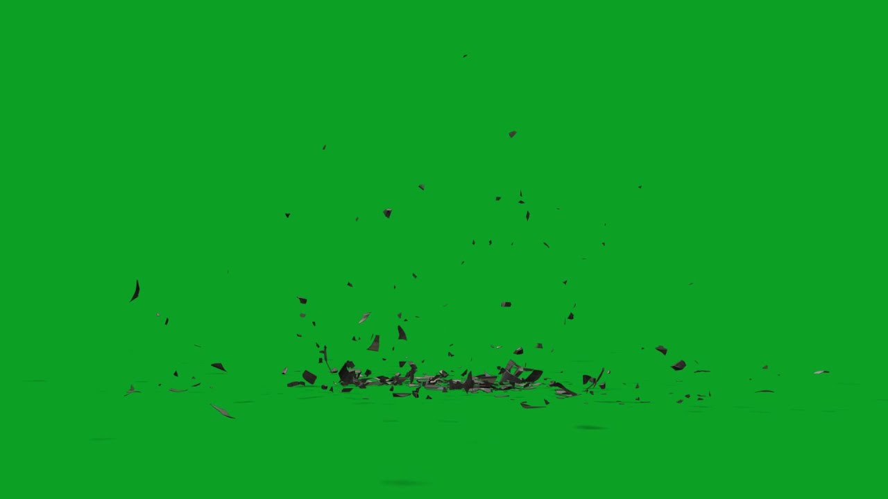 Bouncing Debris 03 Green Screen Chroma Key Effects AAE - YouTube