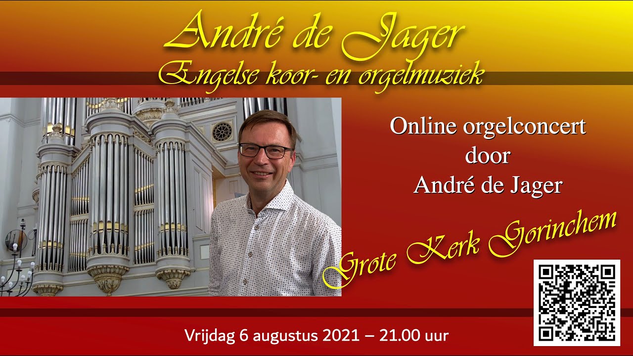 Engelse koor- en orgelmuziek - André de Jager - YouTube