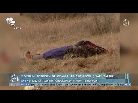Soyqırımı törədənlər ədalət mühakiməsinə çıxarılmaldır (26.02.2021)